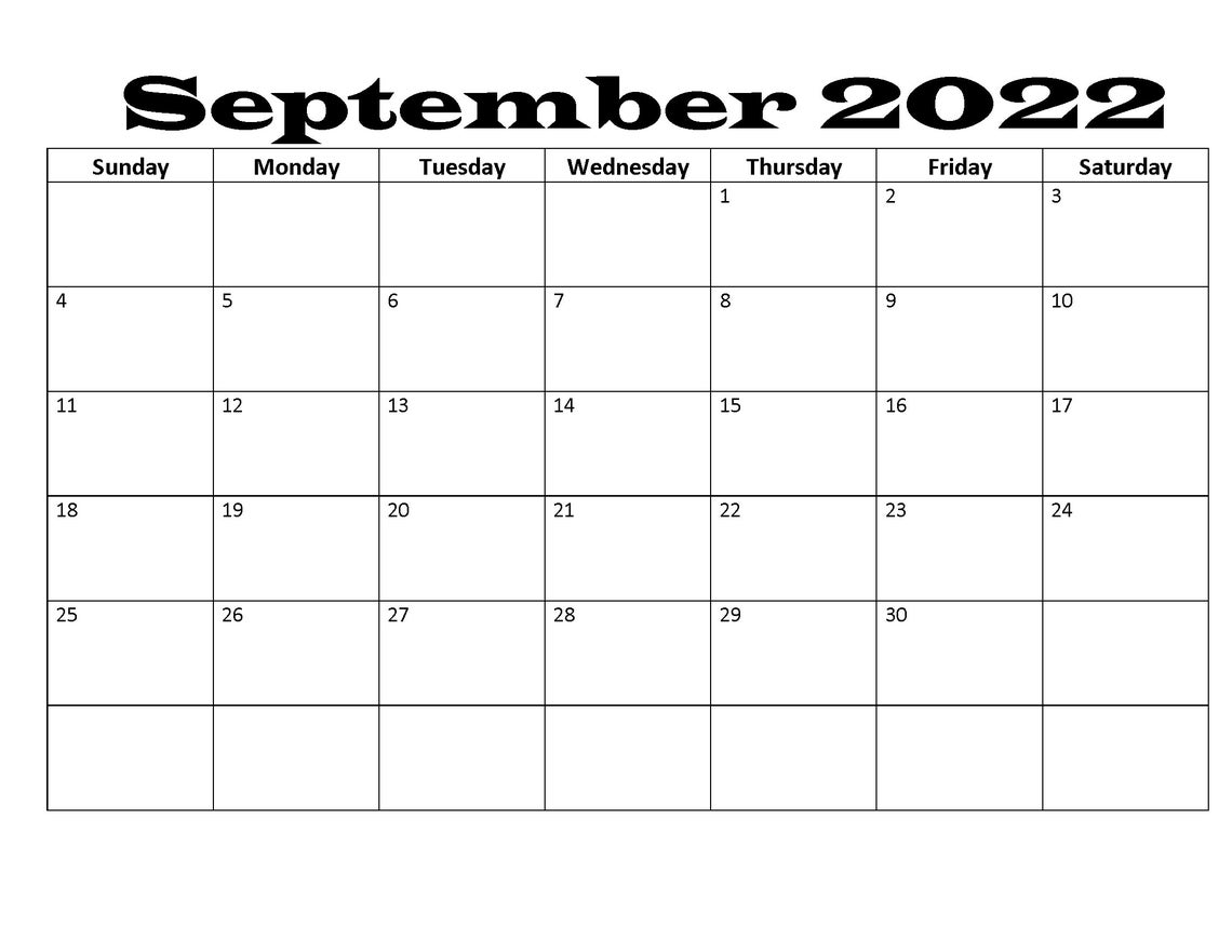 Fiscal School Year Calendar September 2022-august 2023 - Etsy