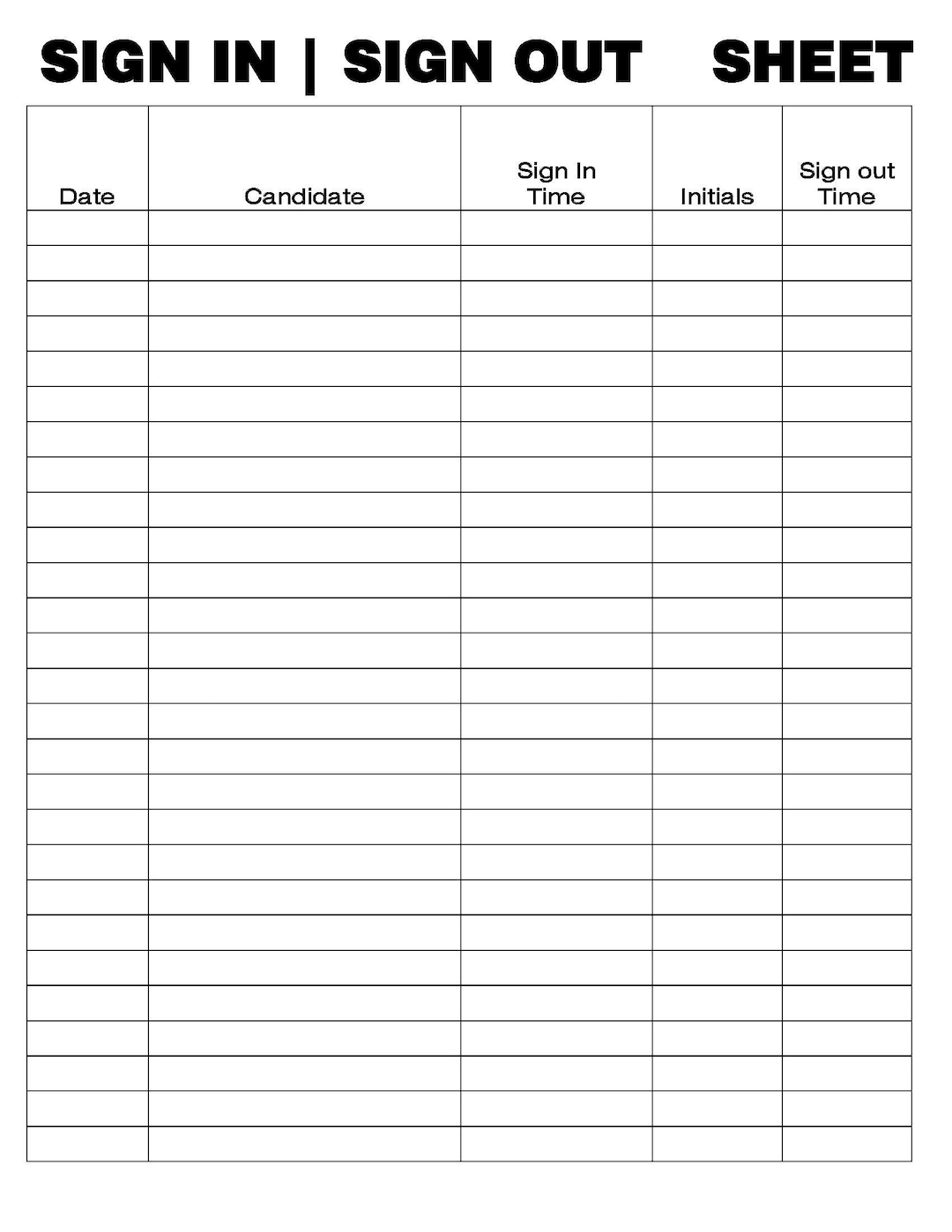 Sign in and Out Sheets , Candidate , Fraternity, Sorority, Meeting ...