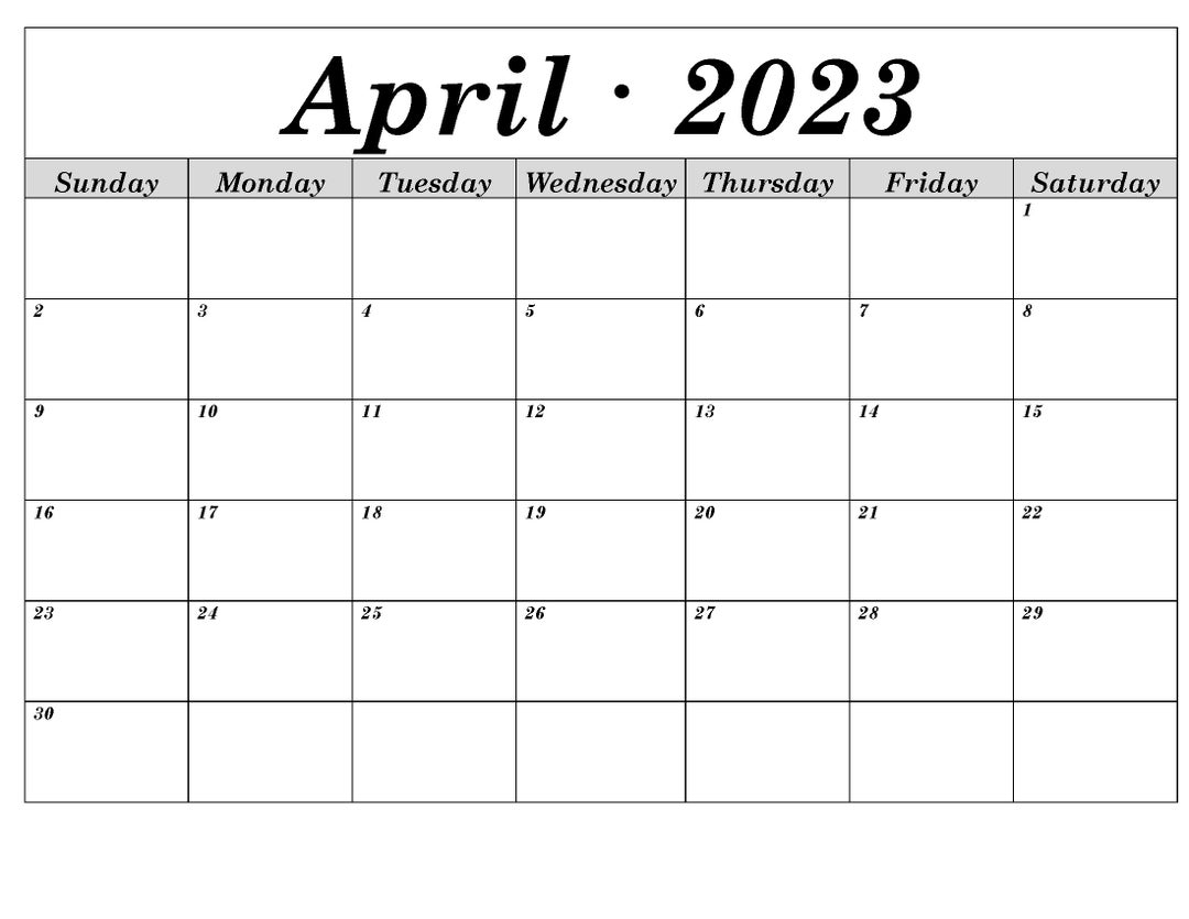 21 Month Calendar April 2023-december 2024 | Printable| Instant ...