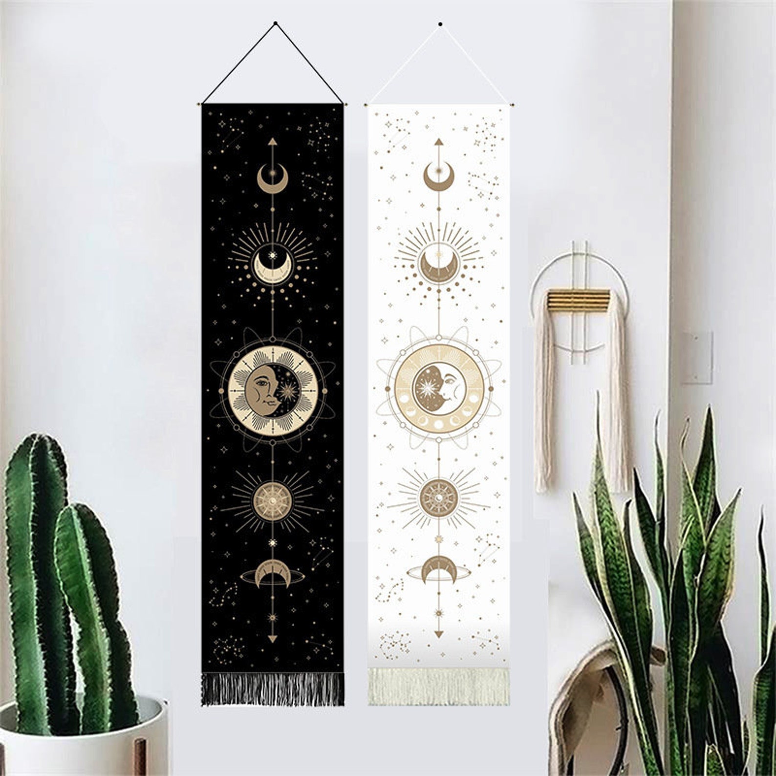 Moon Phase Wall Tapestry | Etsy