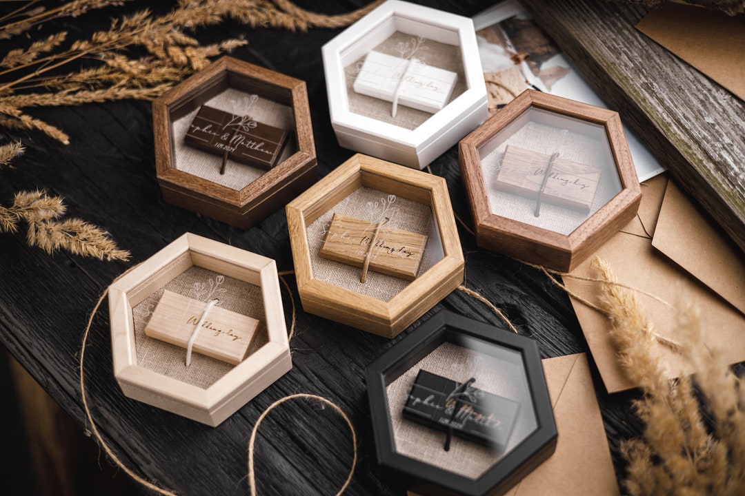 Wedding Usb Box|personalised Wooden USB Box|engraved Usb 3.0|keepsake ...