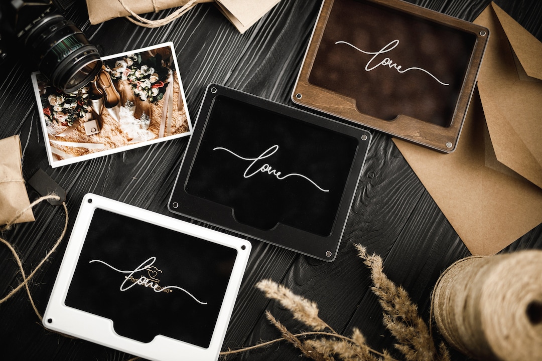 Personalised Photo Box Wooden Memory Box for Photos Photo Box With ...