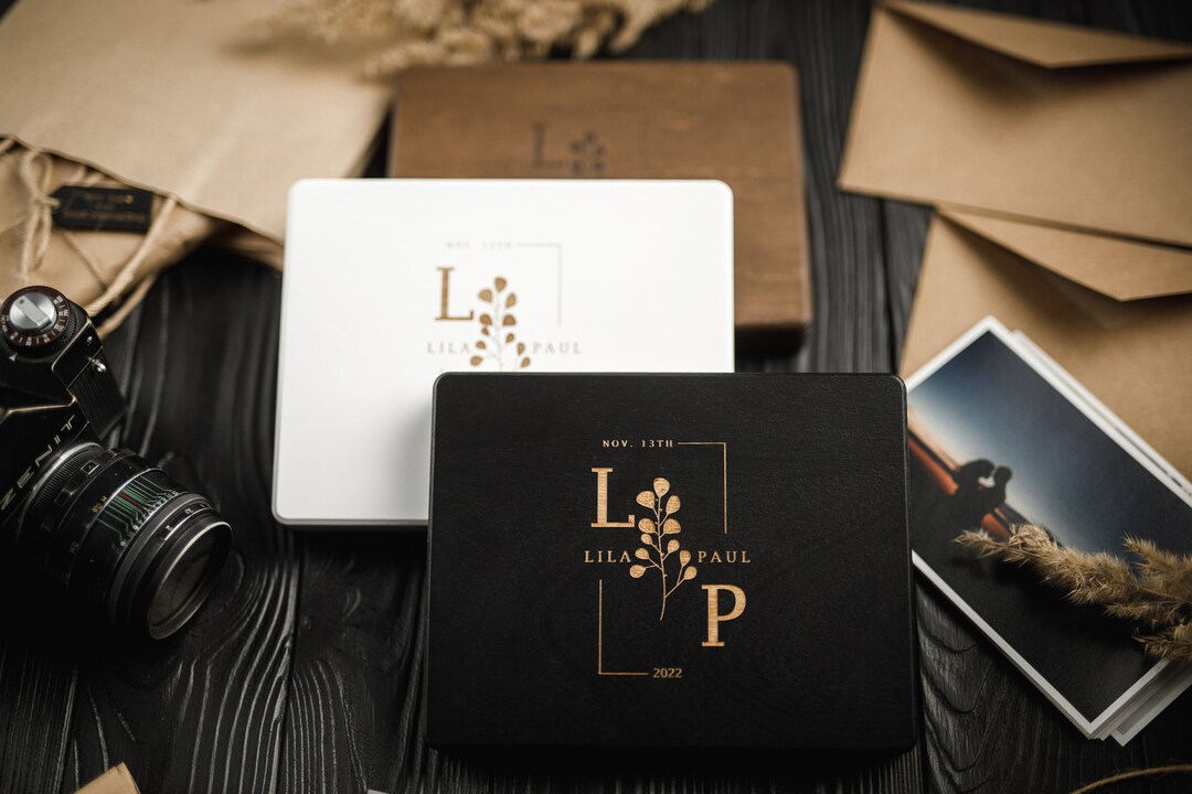 Wedding Photo Box for Prints | Photo Packaging | Personalised Wooden ...