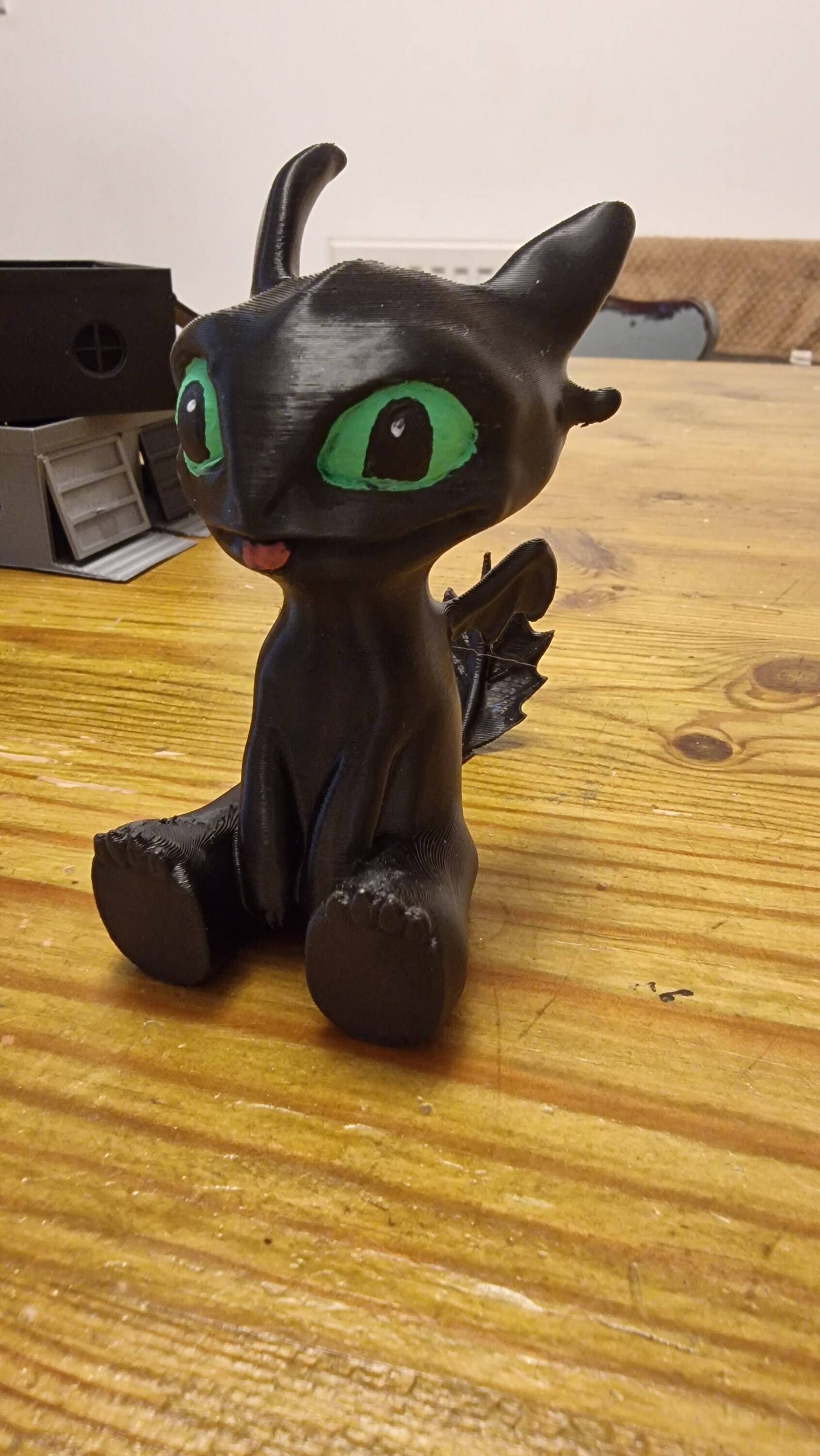 3D Printed toothless How to Train Your Dragon Figurine - Etsy