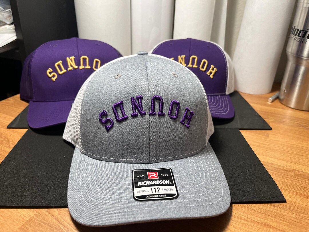 Upside Down Curve 3d Embroidered Hat - Etsy