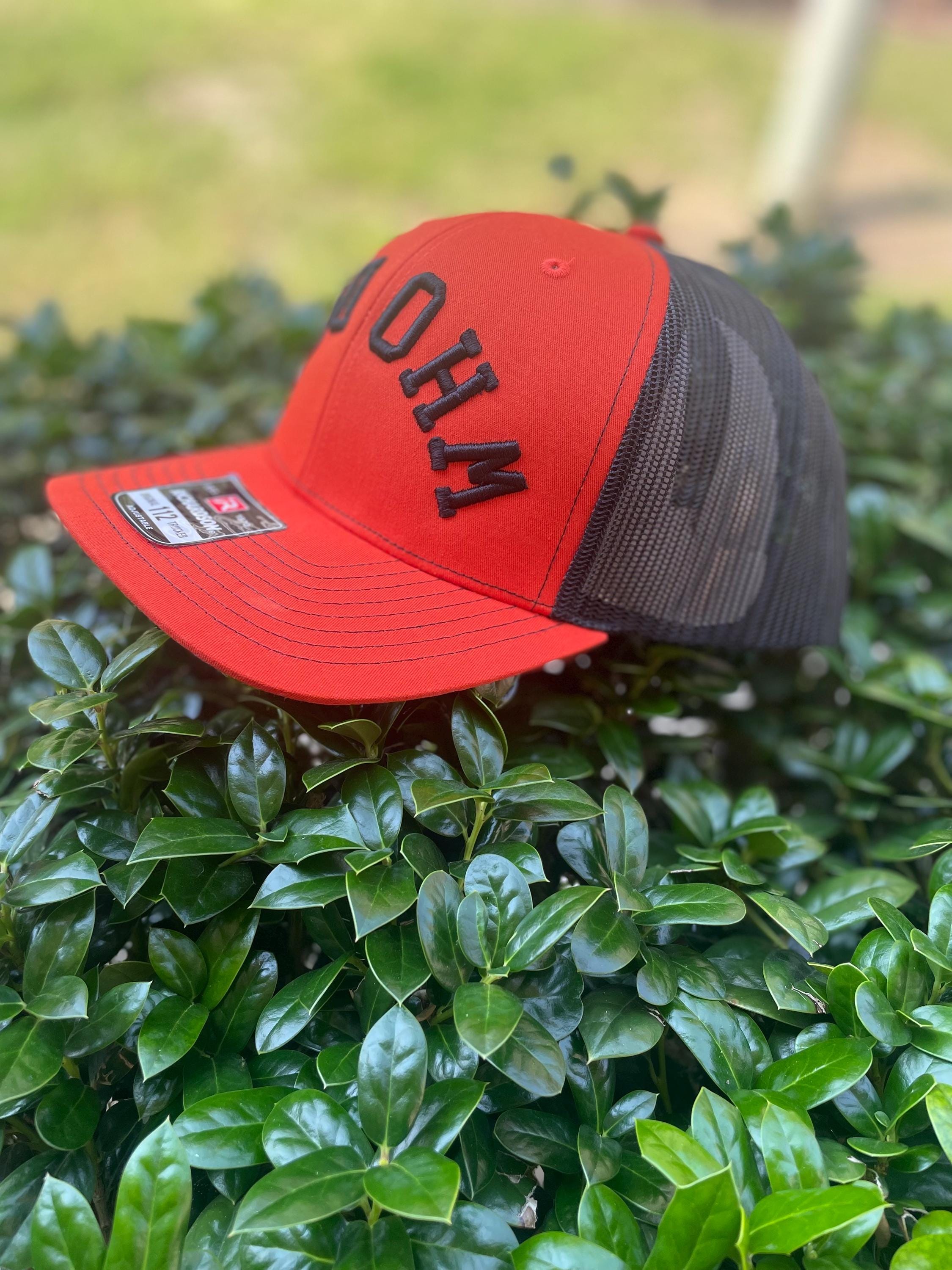Upside Down Curve 3d Embroidered Hat - Etsy