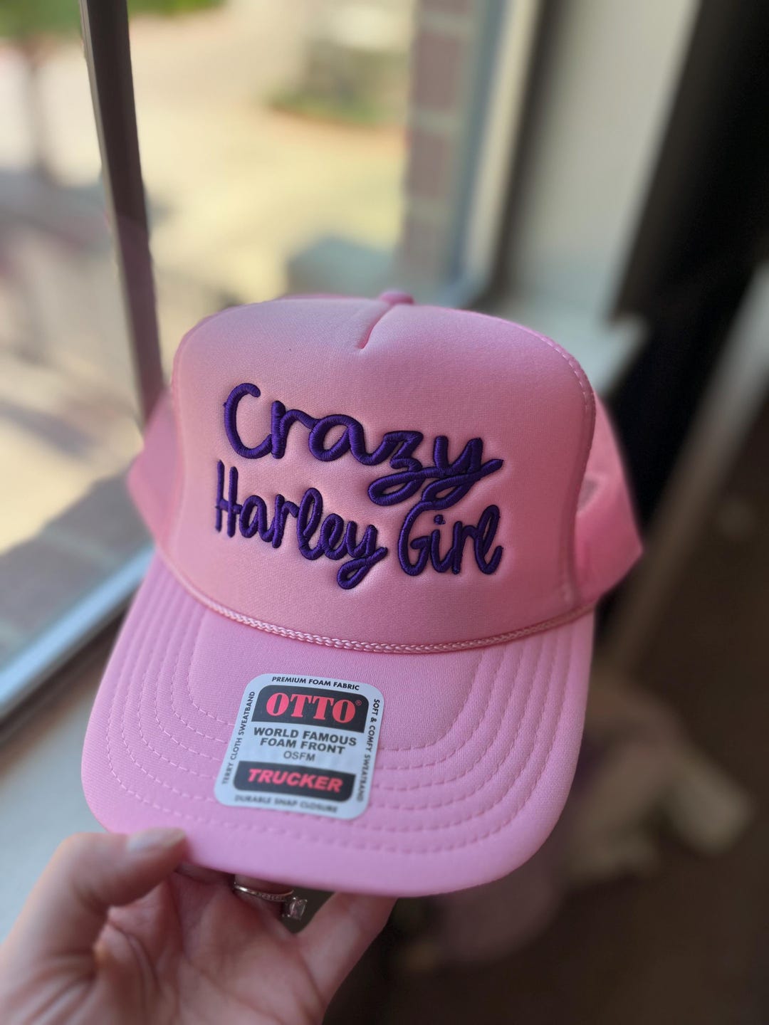 Custom Cursive Text Foam Trucker Hat - Etsy