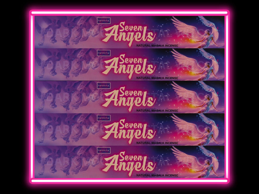 Seven Angels Incense (15 Gram Pack), Premium Incense Sticks, Nandita ...