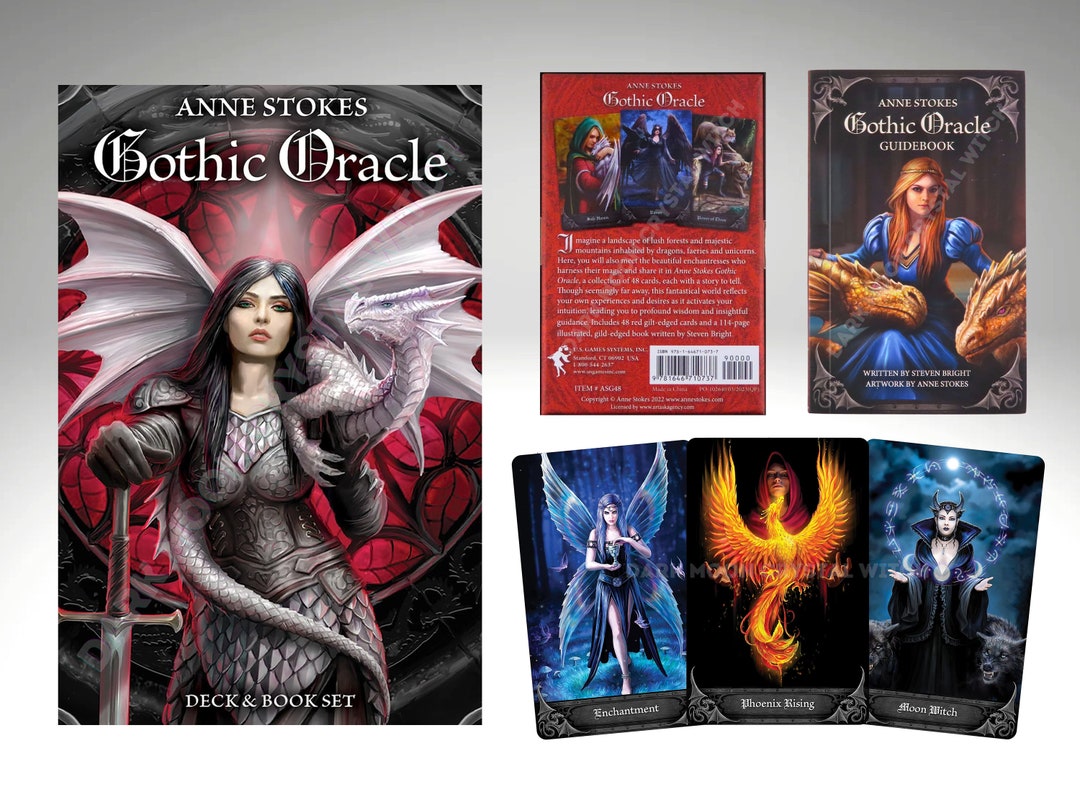 Gothic Oracle Card Box Set, Oracle Cards, Oracle Card Deck, Witch's ...