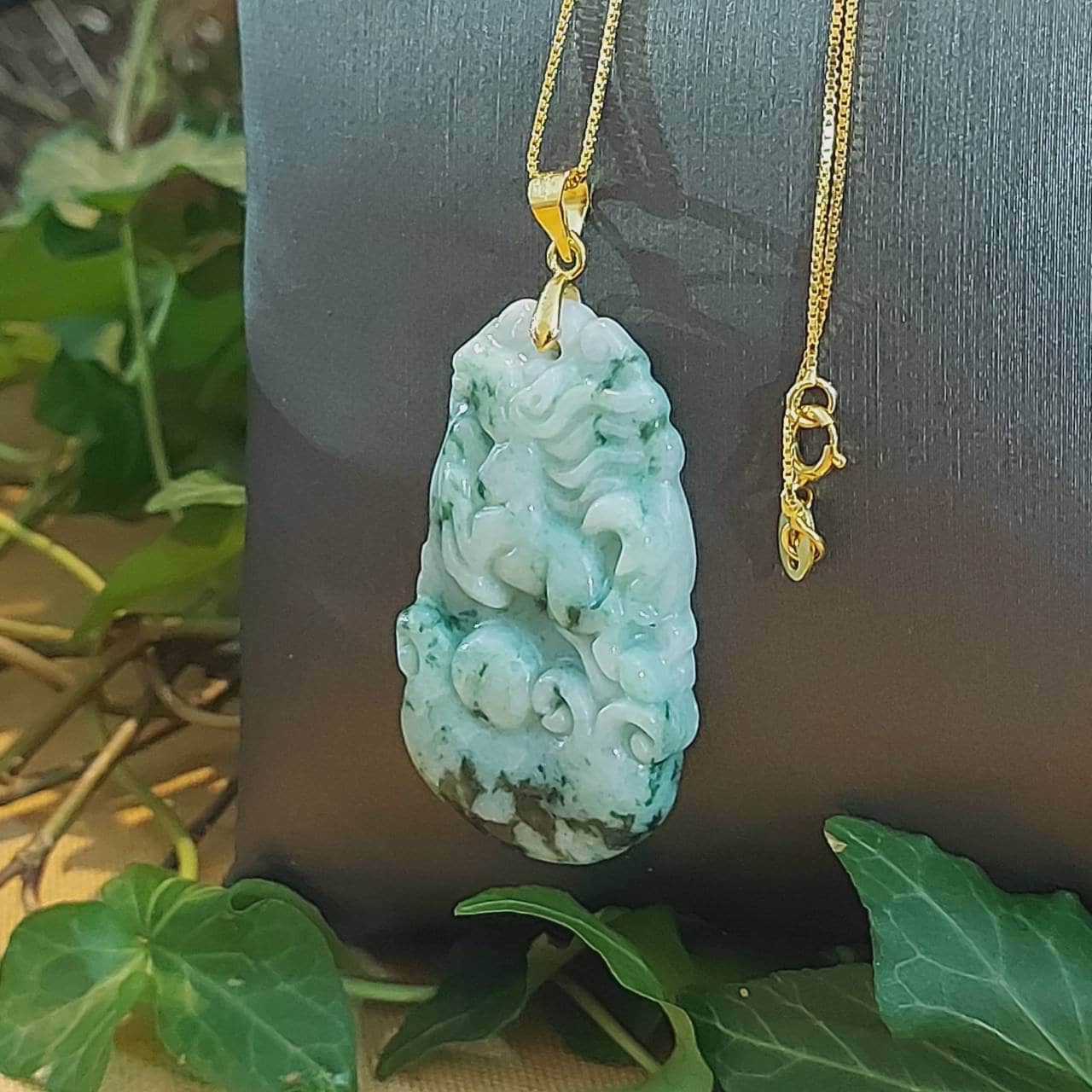 Djade-certified Natural Green Grade A Jade Jadeite Chinese Zodiac ...