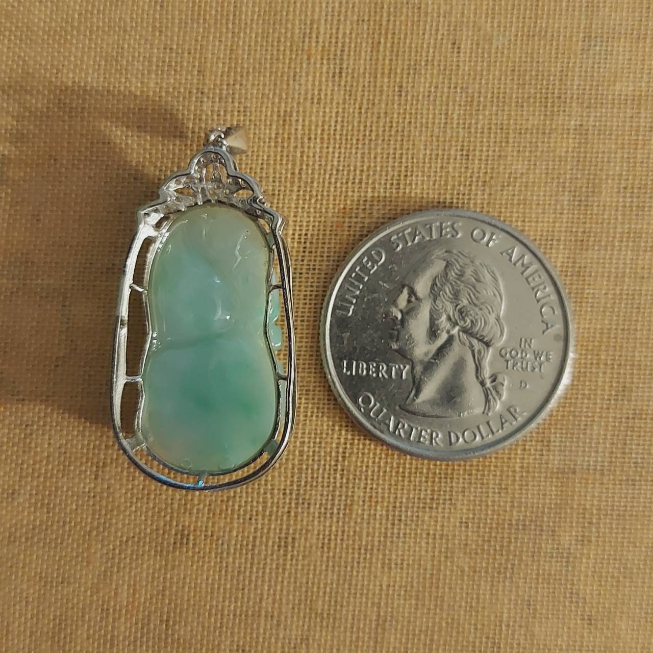 Djade-new Certified Natural Green Grade A Jadeite Jade Necklace Best ...