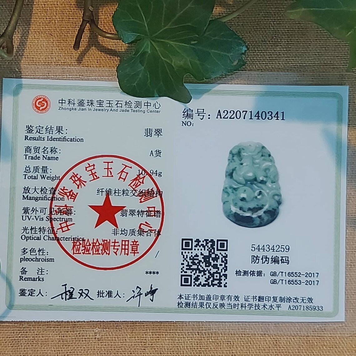 Djade-certified Natural Green Grade A Jade Jadeite Chinese - Etsy