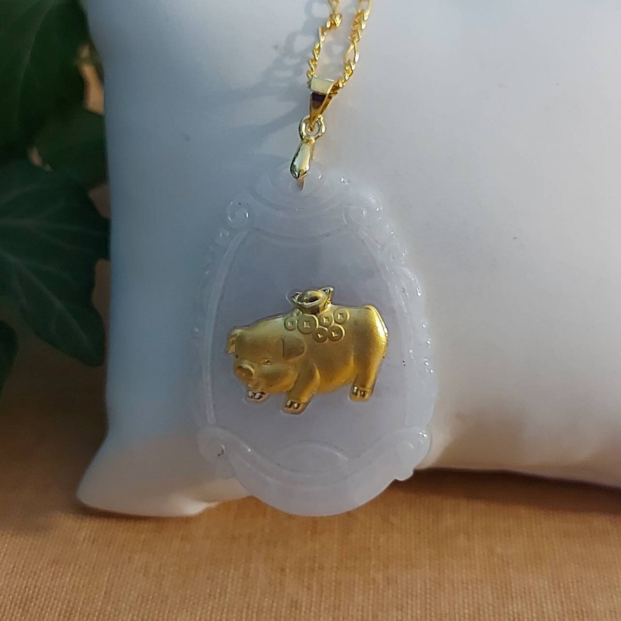 DJade-Certified Natural Green 999 Gold & Grade A Jadeite Jade | Etsy