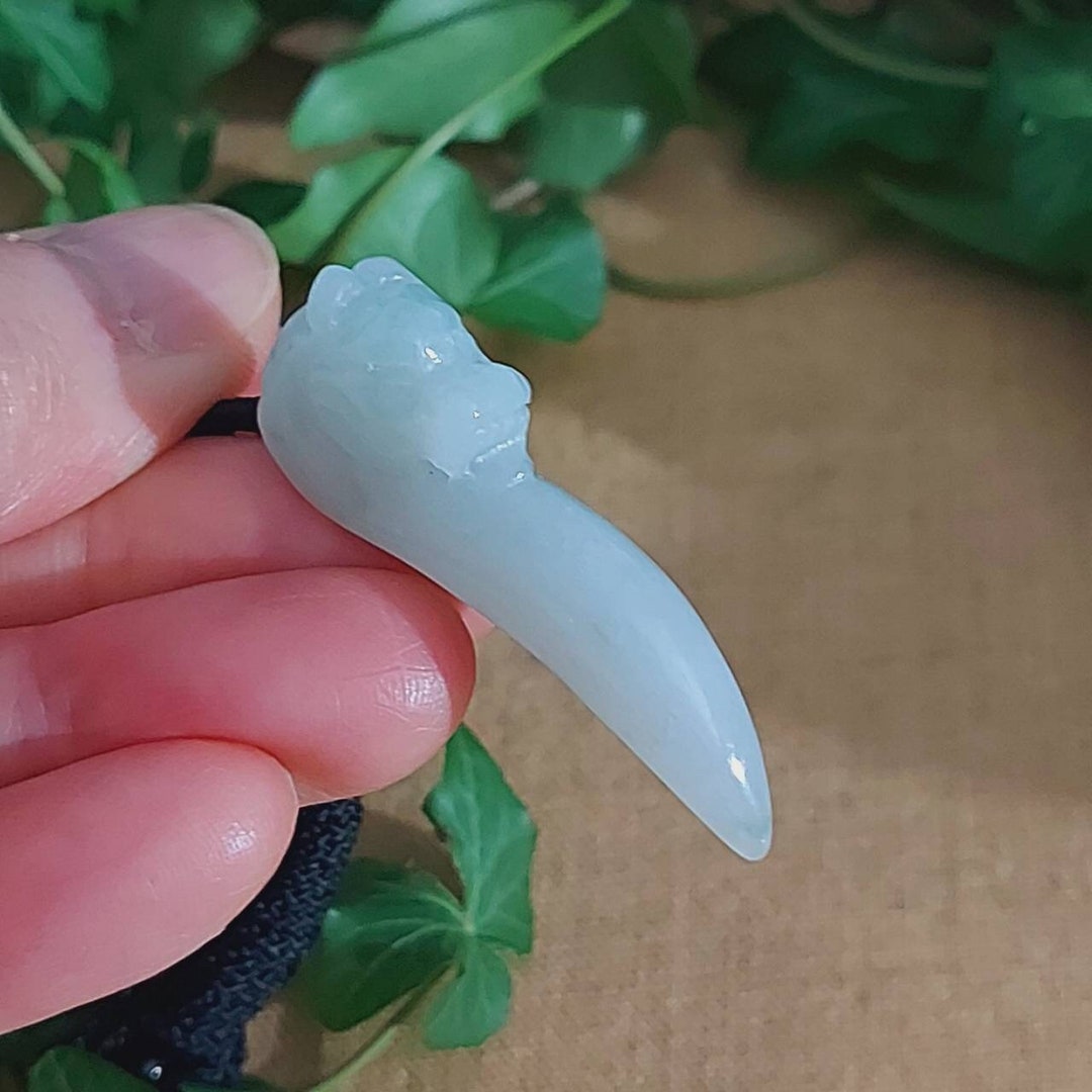 Djade - Certified Natural Green Grade A Jadeite Jade Pendant Carved ...