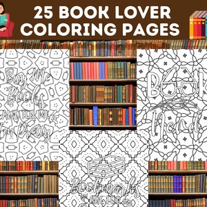 35 Printable Inspirational Quote Coloring Pages Bundle, Motivational ...