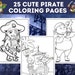 25 Cute Pirate Coloring Pages, Pirate Printable, Pirates, Ship, Parrots ...