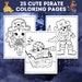 25 Cute Pirate Coloring Pages, Pirate Printable, Pirates, Ship, Parrots ...