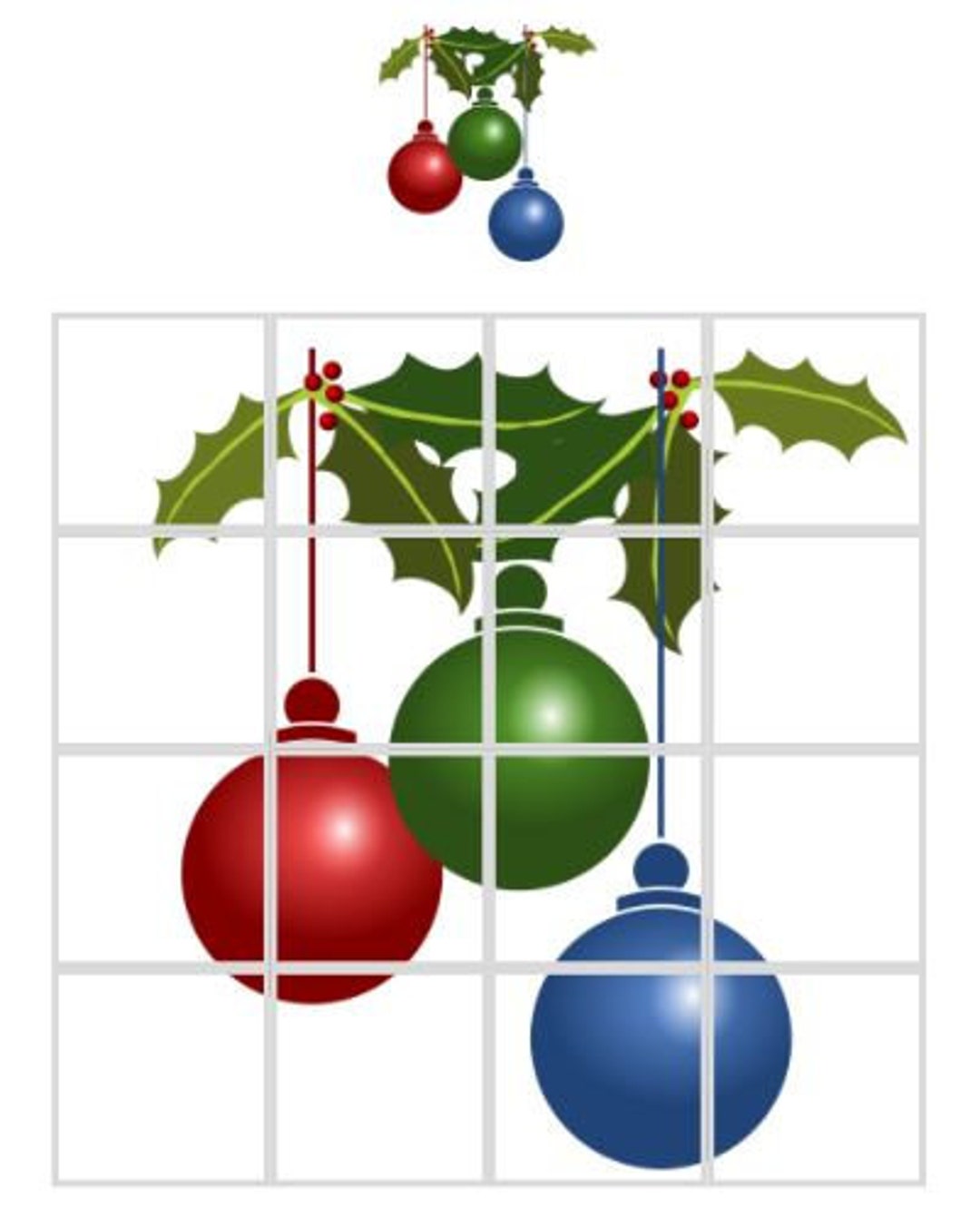 Christmas Ornaments Christmas Printable Jigsaw Puzzle, 16 Piece Jigsaw ...