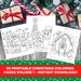 20 Printable Christmas Coloring Pages Bundle VOLUME 1, 20 Fun Christmas ...
