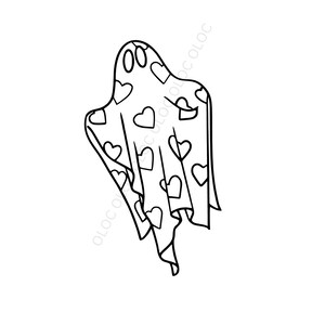 Ghost Design X2 Halloween Clip Art PNG SVG JPG Digital Download Art ...