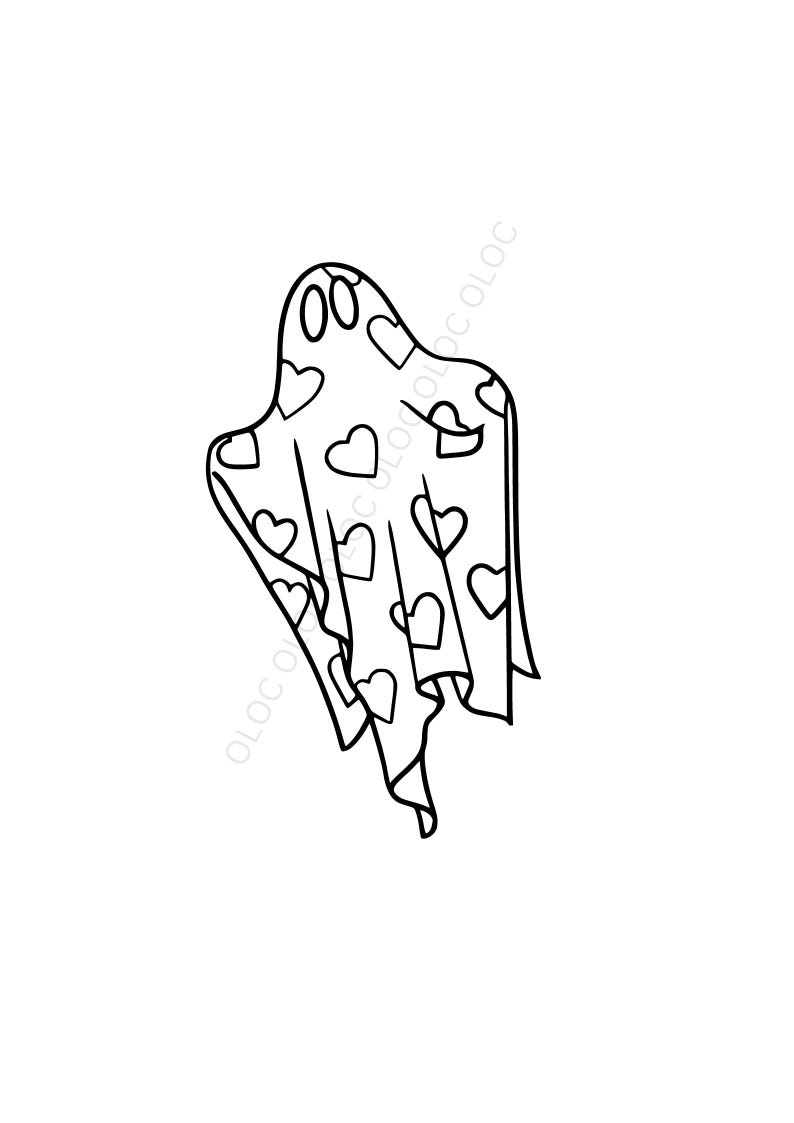 Ghost Design X2 Halloween Clip Art PNG SVG JPG Digital Download Art ...