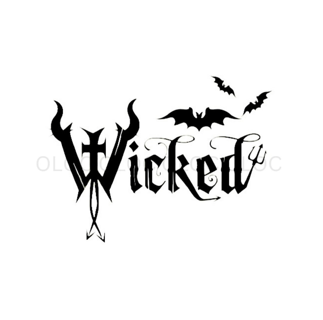 Wicked Halloween Clip Art PNG SVG JPG Digital Download Art Card Design ...