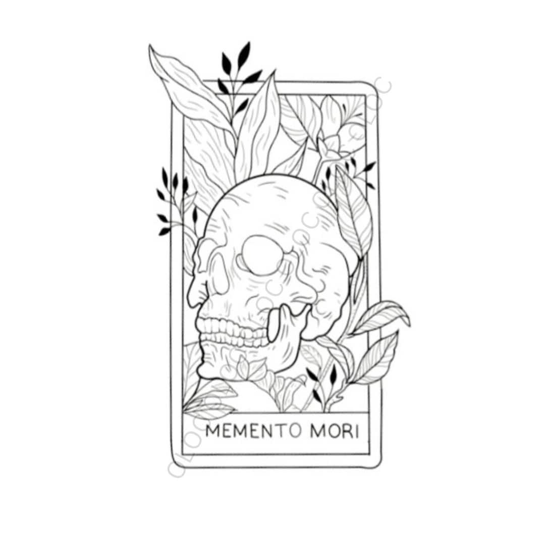 Memento Mori Clip Art PNG SVG JPG Digital Download Art - Etsy