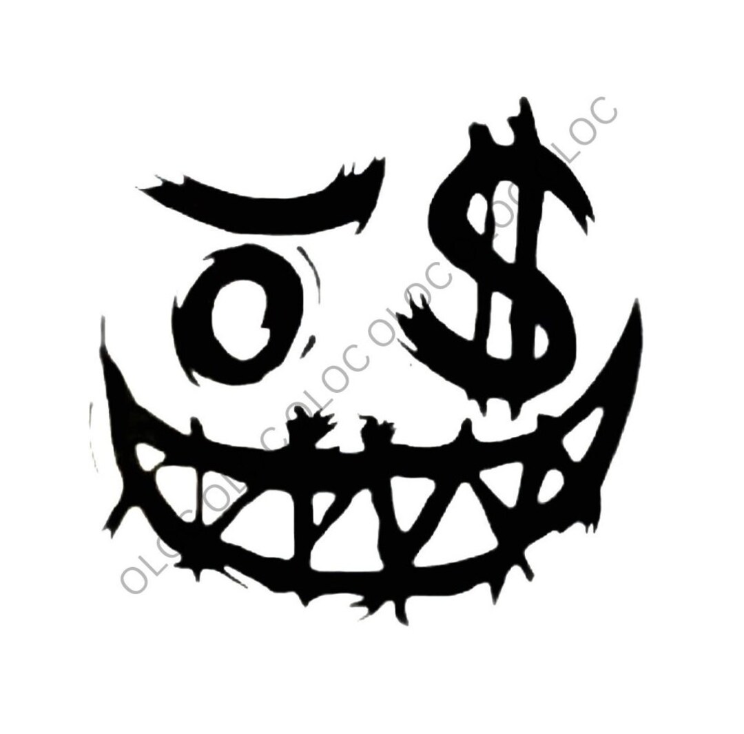 Cash Money Face Clip Art PNG SVG JPG Digital Download Art - Etsy
