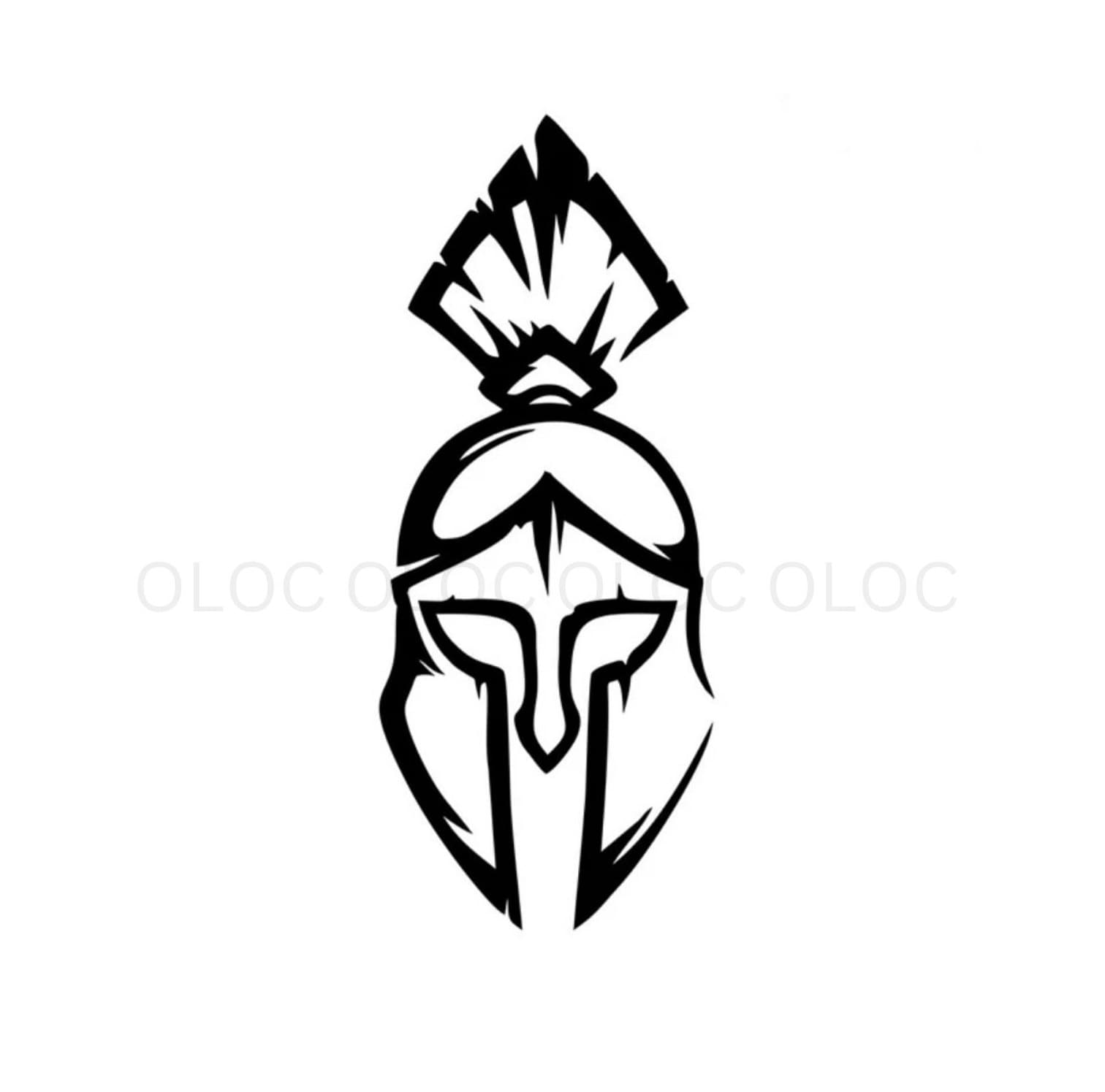 Spartan Helmet Clip Art PNG SVG JPG Digital Download Art Card Design ...