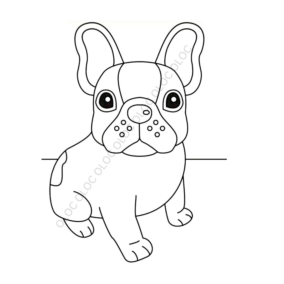 Frenchie Dog Clip Art PNG SVG JPG French Bulldog Digital Download Art ...