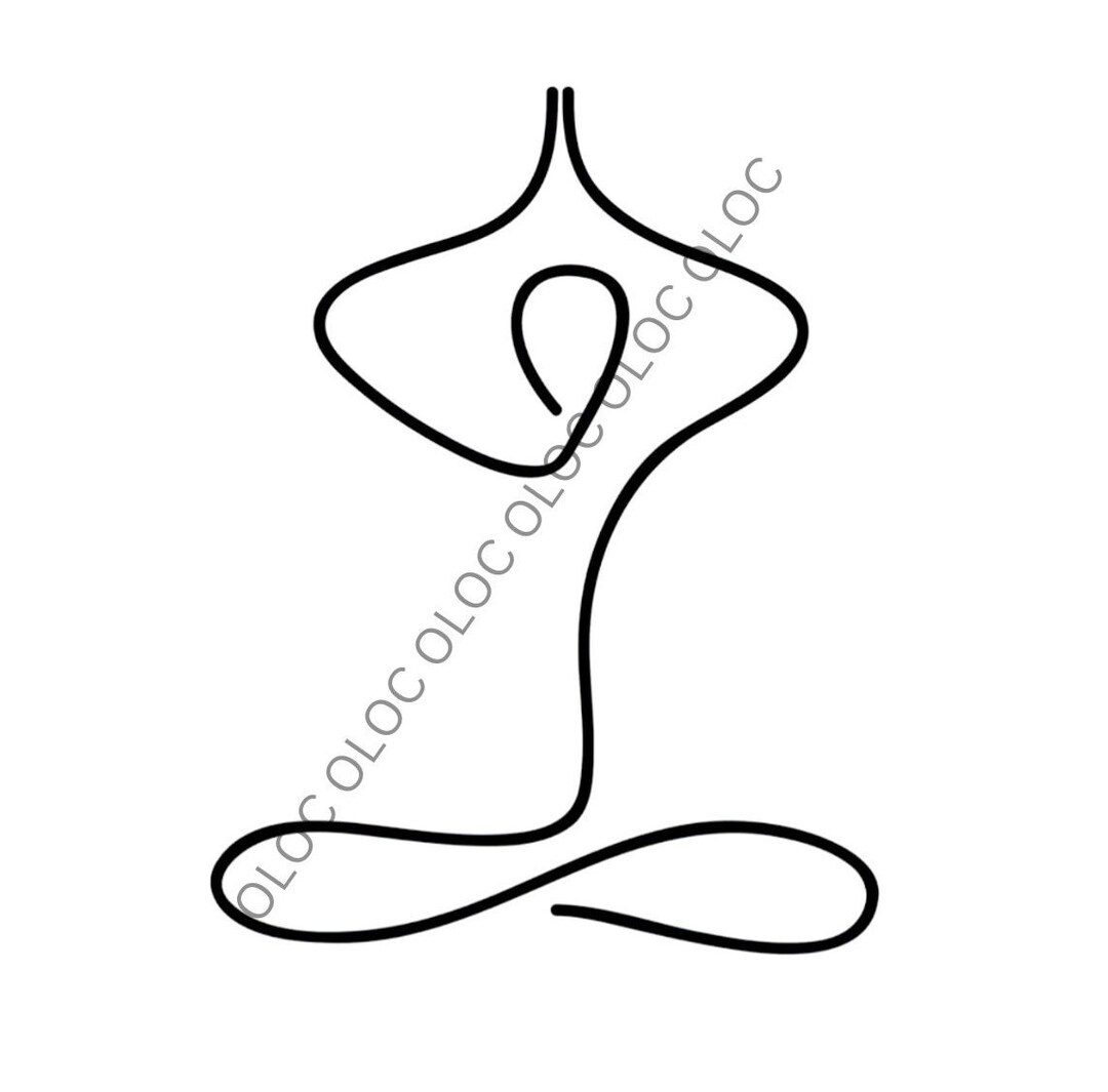 Mindfulness Meditation Zen Clip Art Deco PNG SVG JPG Digital Download ...