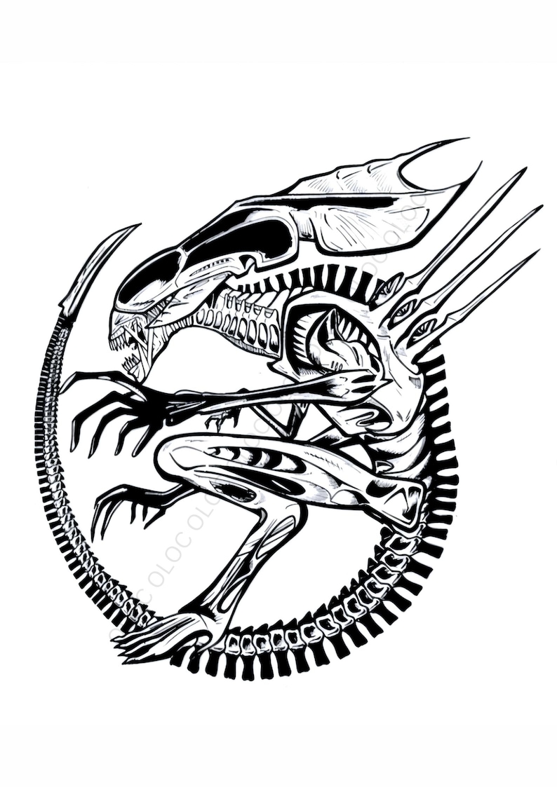 Alien PNG SVG JPG Digital Download File Clip Art Print Design Card File ...