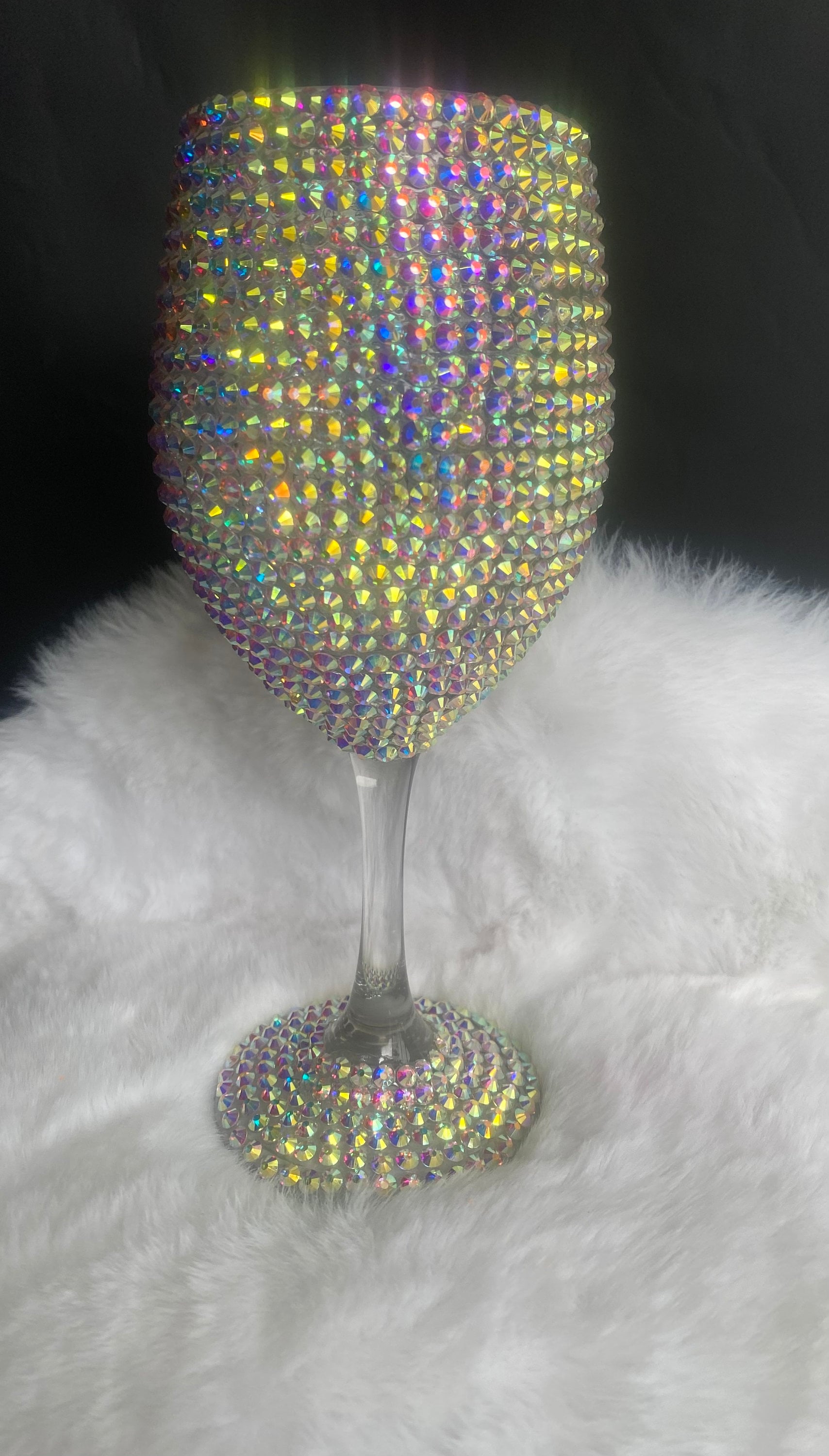 Kitchen Decor|wine Glass|bling|wine Glass|wedding Gift| Rhinestones Cup ...
