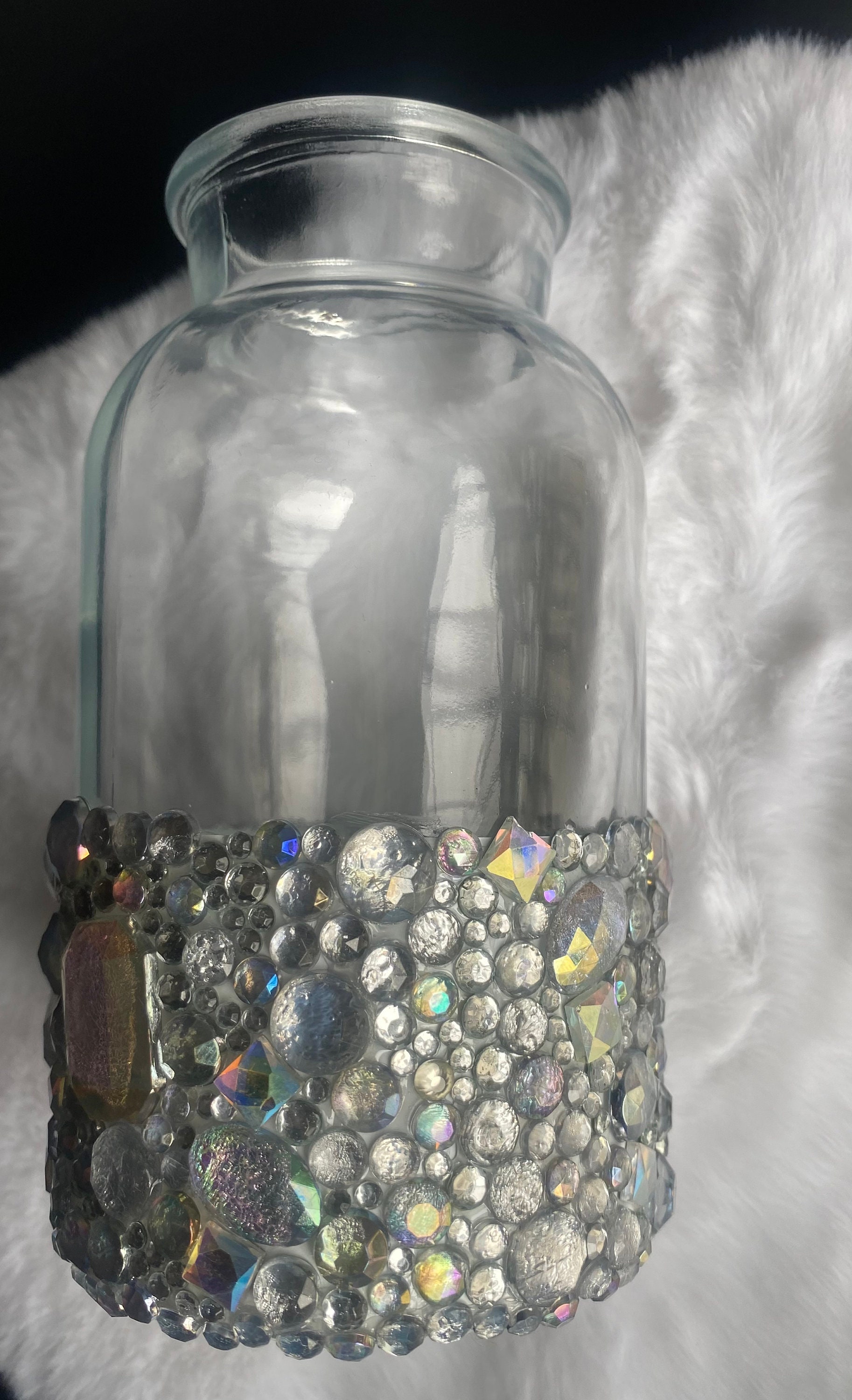 Bling|vase|bedazzled|glam|vase|flower Vase|makeup|paintbrush|bouquet ...