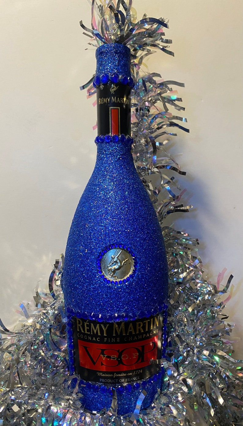 Glitter Bottle|empty Bottle|glam|bottle|remy Bottle|bling|blue ...