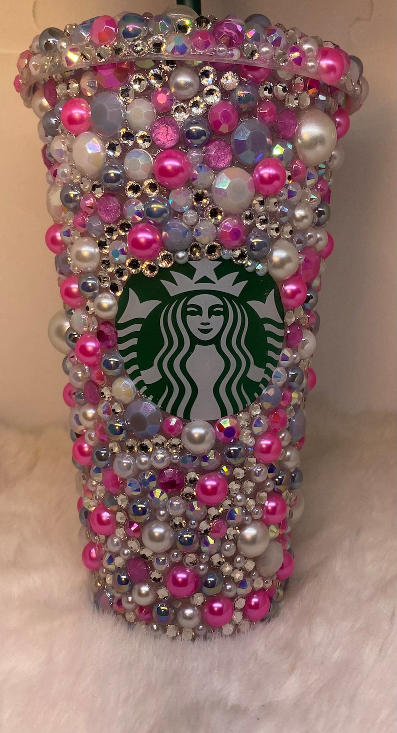 Barbie Cup, Starbucks Cup, Rhinestone Cup, Bedazzled Cup, Pink Cup ...
