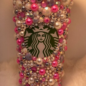 Barbie Cup, Starbucks Cup, Rhinestone Cup, Bedazzled Cup, Pink Cup ...