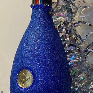 Glitter Bottle|empty Bottle|glam|bottle|remy Bottle|bling|blue ...
