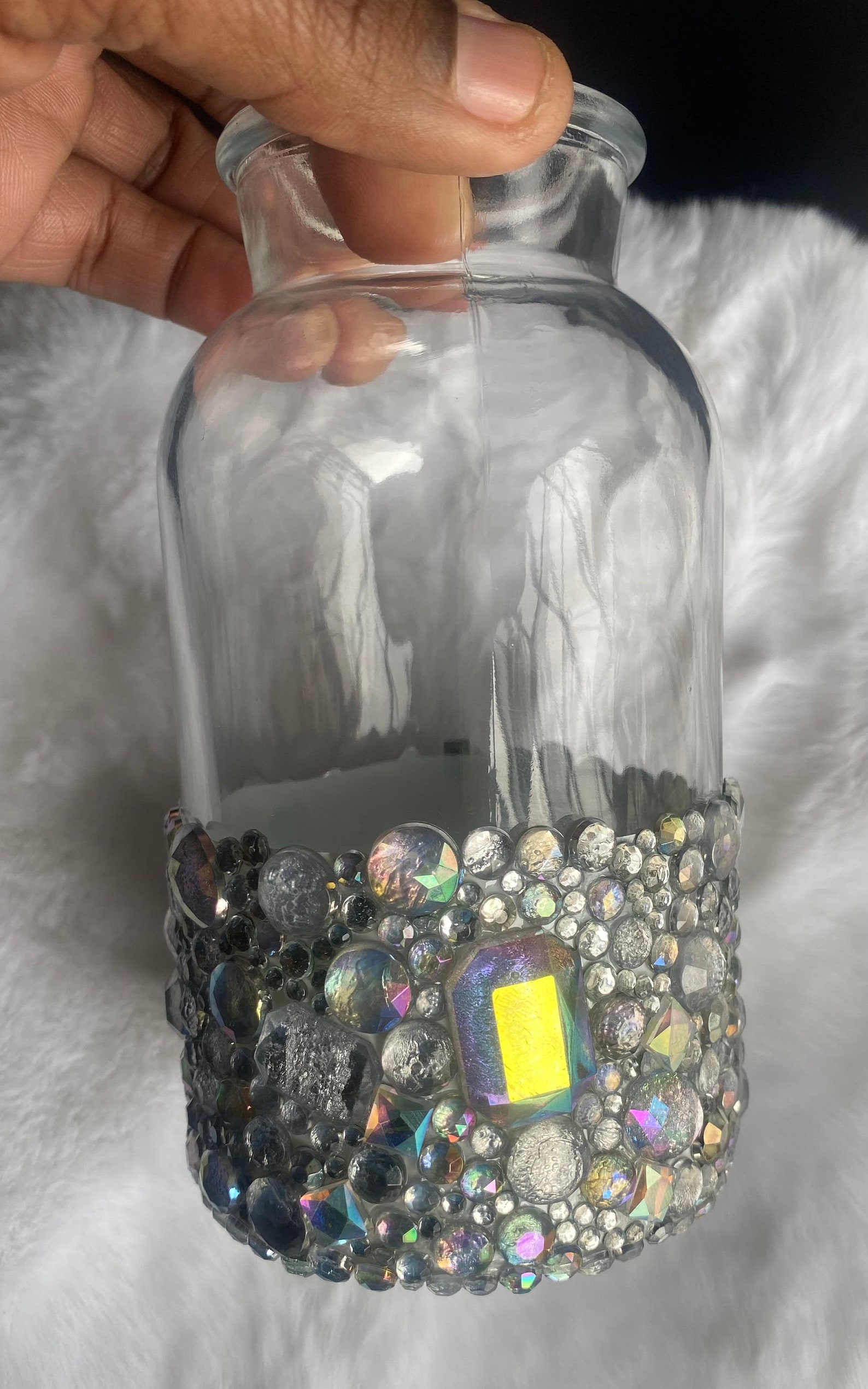 Bling|vase|bedazzled|glam|vase|flower Vase|makeup|paintbrush|bouquet ...