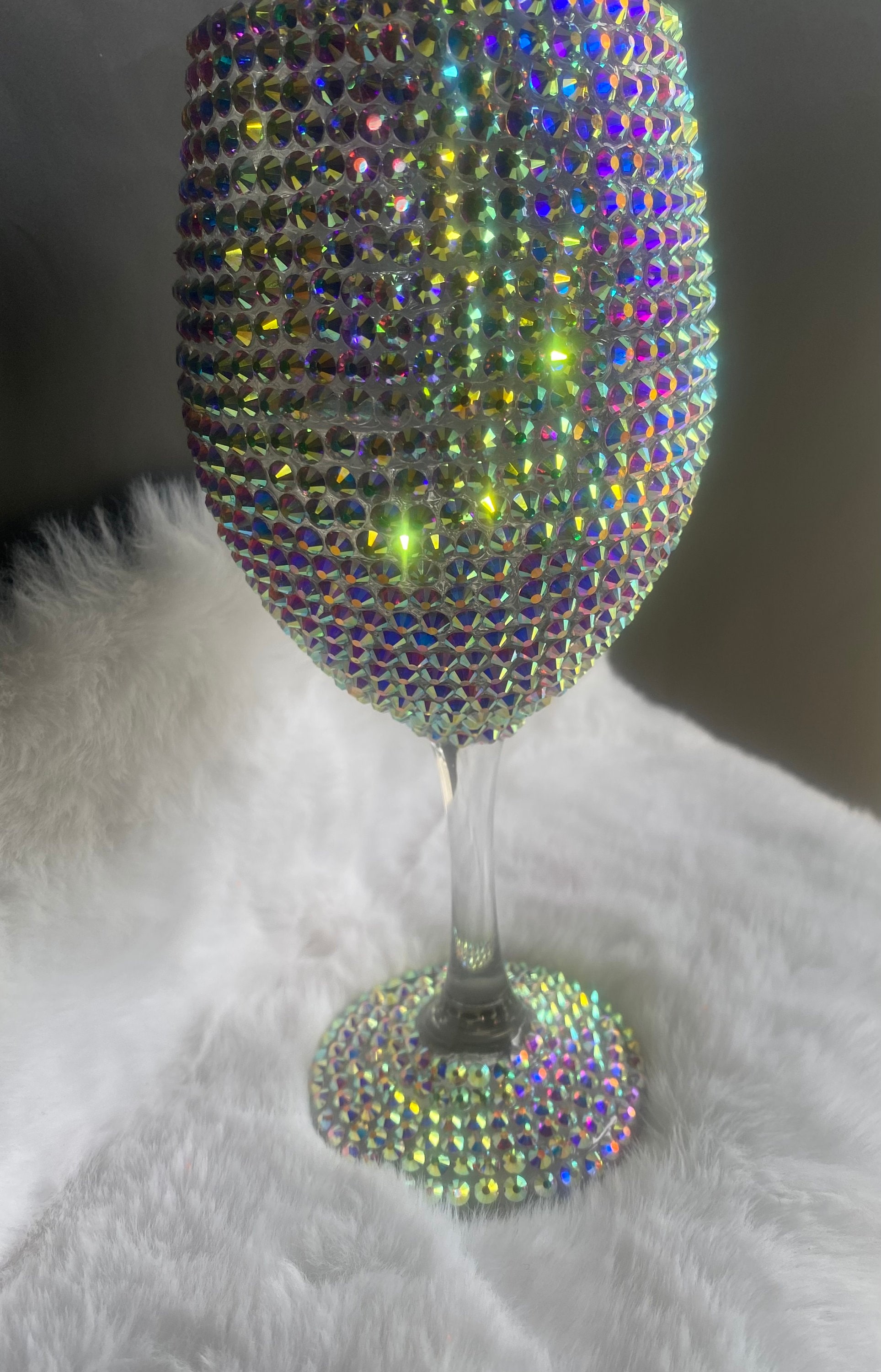 Kitchen Decor|wine Glass|bling|wine Glass|wedding Gift| Rhinestones Cup ...