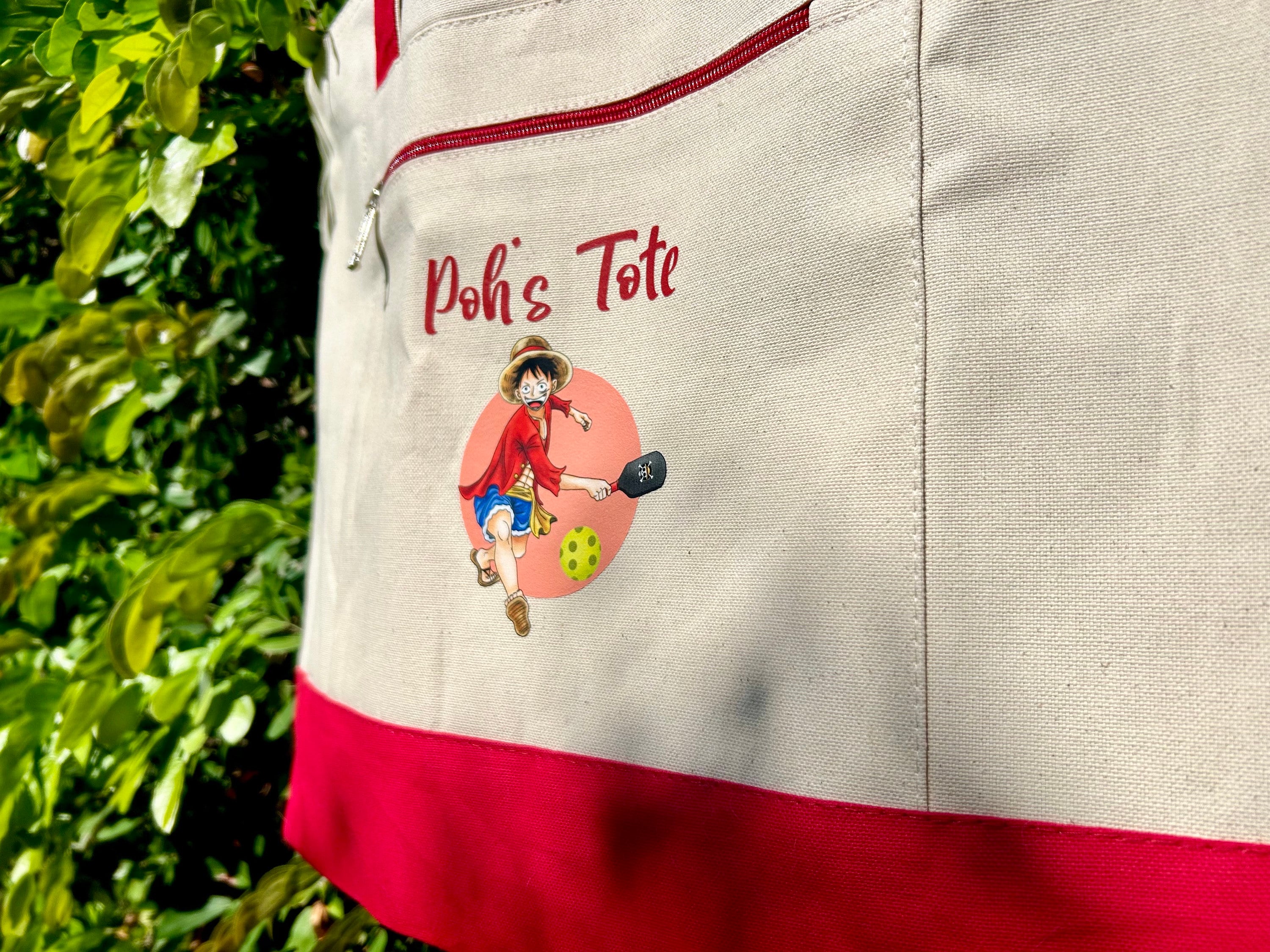 One Piece Bag, Luffy One Piece, One Piece Pickleball Tote Bag, Tote Bag ...