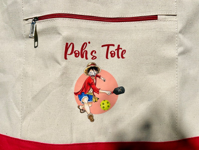 One Piece Bag, Luffy One Piece, One Piece Pickleball Tote Bag, Tote Bag ...