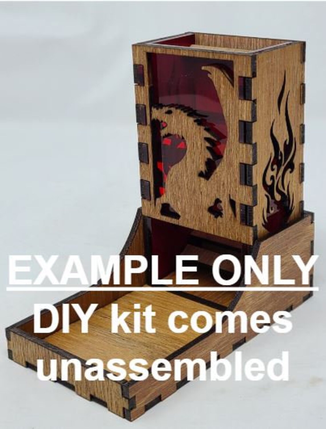 Dragon - DIY - Build-it-yourself - UNASSEMBLED - Dice Tower Kit - Etsy