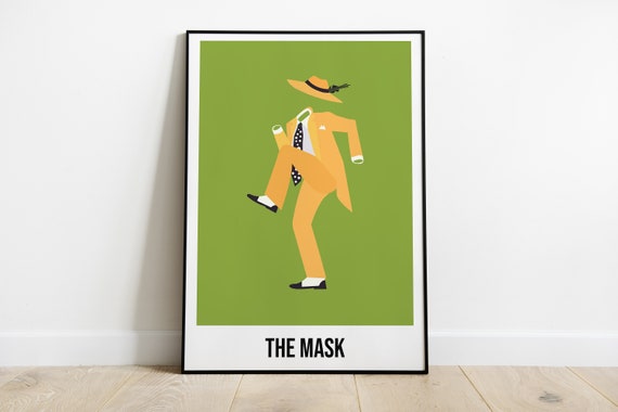 The Mask Poster Jim Carrey Digital Poster Download Poster | Etsy