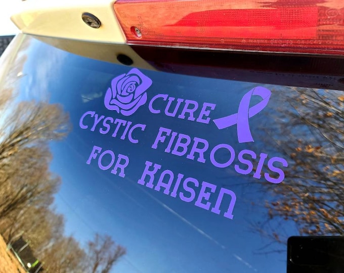 Cystic Fibrosis Sticker, CF Awareness Stickers, Cystic Fibrosis Decal ...