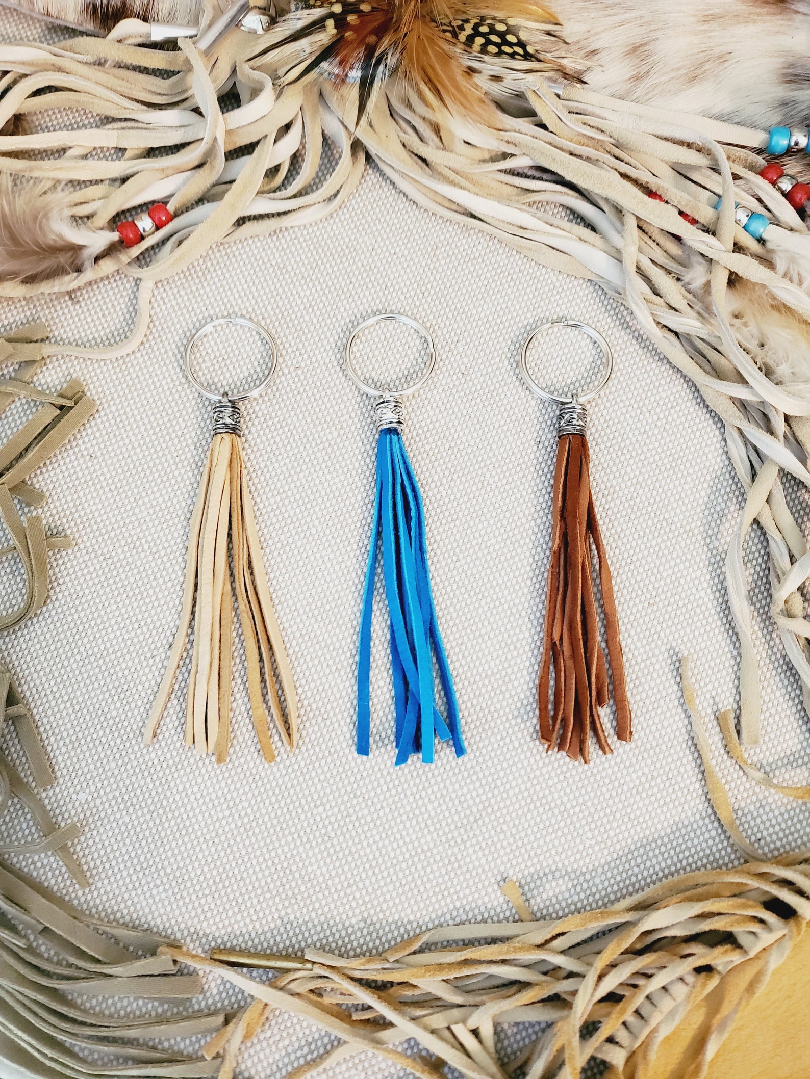 Deerskin Tassel Purse Dangle, Handbag Charm, Purse Zipper Pull or ...