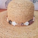 Shell Bead Hatband for a Beach Hat, Sun Hat or Gardening Hat Handmade ...