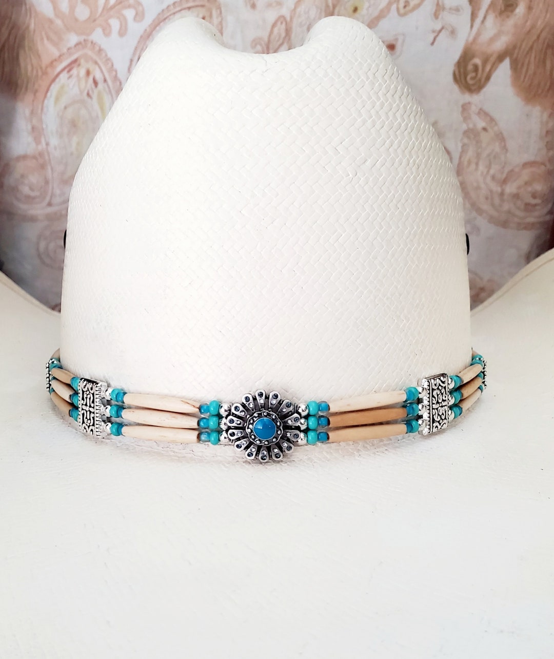 Hat Band, Concho Cowboy Western, Native American Indian Style ...