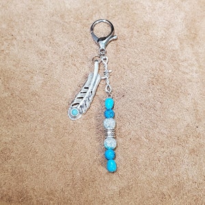 Custom Purse Dangle, Bag Charm, Feather Dangle for Your Purse, Hand Bag ...