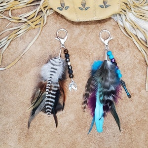 Custom Purse Dangle, Bag Charm, Feather Dangle for Your Purse, Hand Bag ...